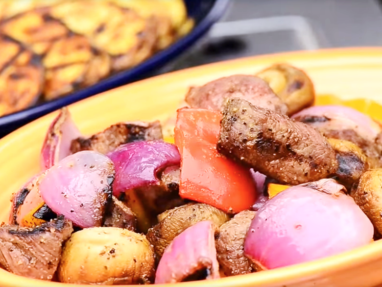 Char-Grilled Beef Brochette - The Real Kitchen