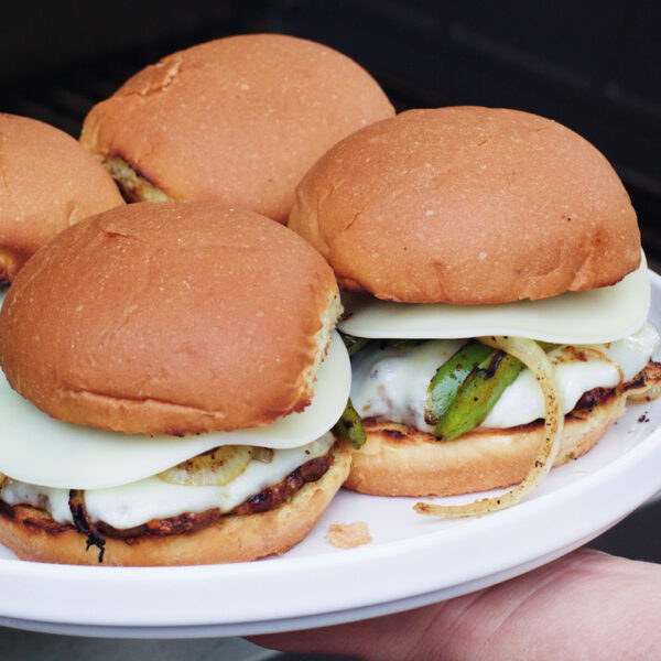 Weber® Gourmet Philly Burger - The Real Kitchen