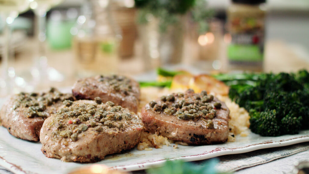 Weber® Garlic, Citrus & Basil Ahi Tuna Steaks - The Real Kitchen