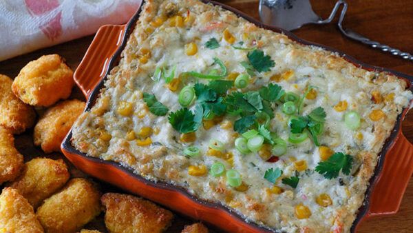 Mexican Street Corn Totchos - The Real Kitchen