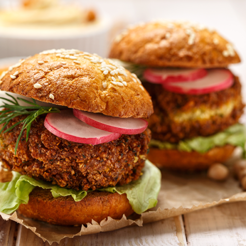 Falafel Burger - The Real Kitchen