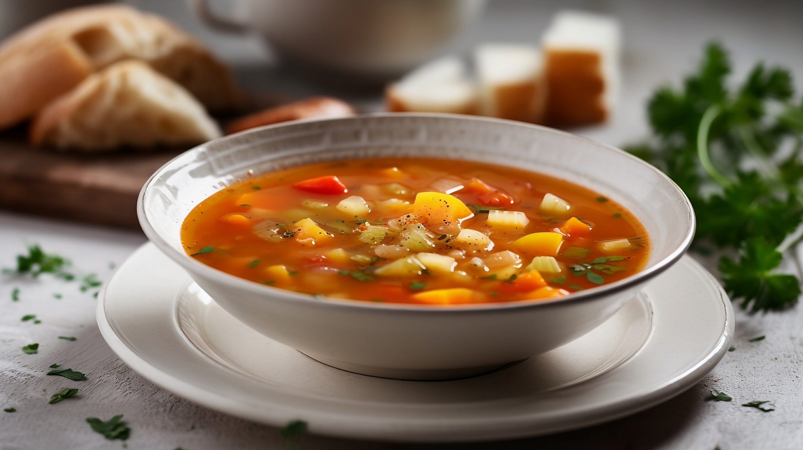 Non-Boring Veggie Soup - The Real Kitchen