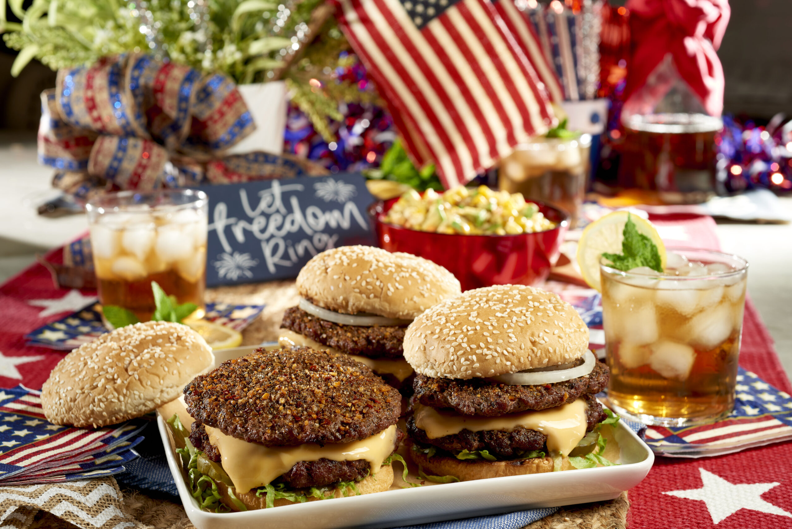 Weber® Steak 'n Chop Double Cheeseburger - The Real Kitchen