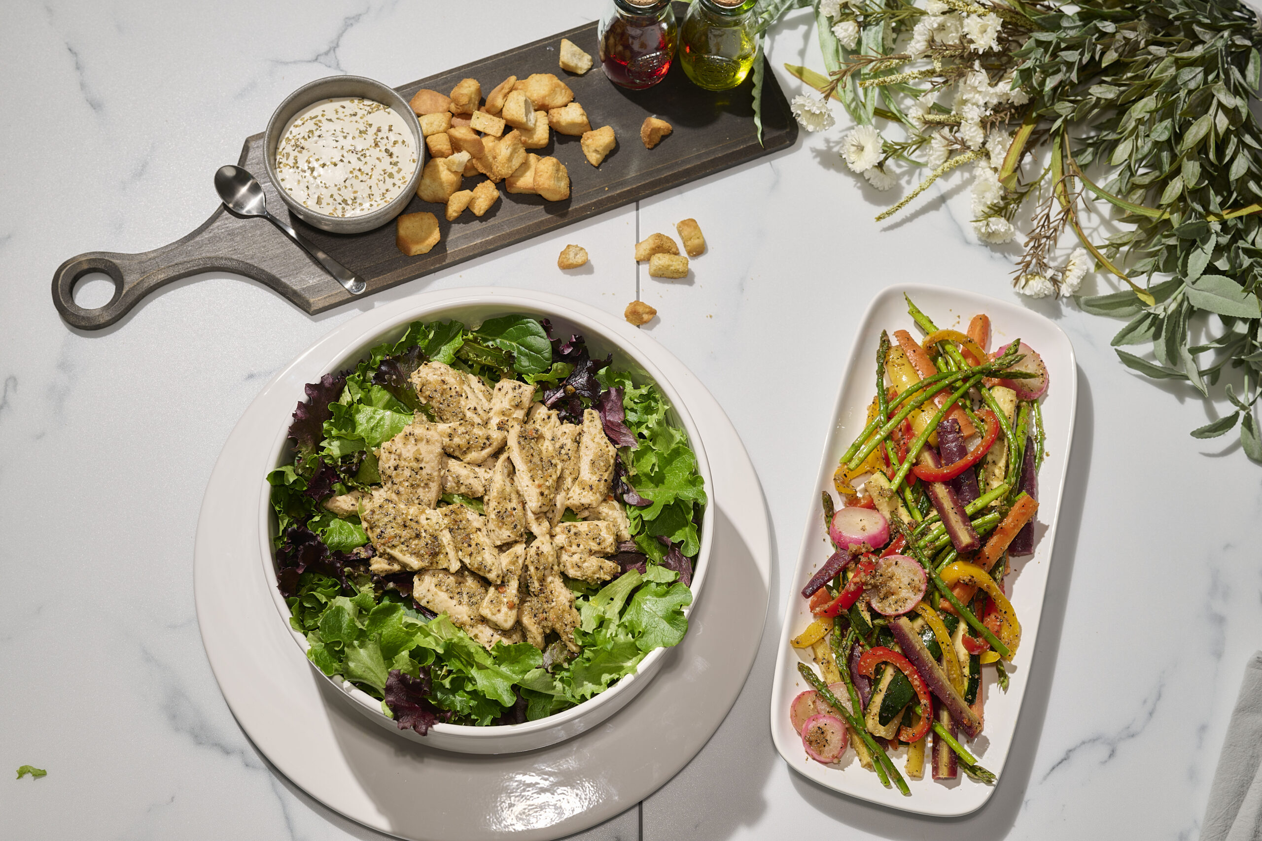 Dash™ Springtime Salad with Chicken and Veggies - The Real Kitchen