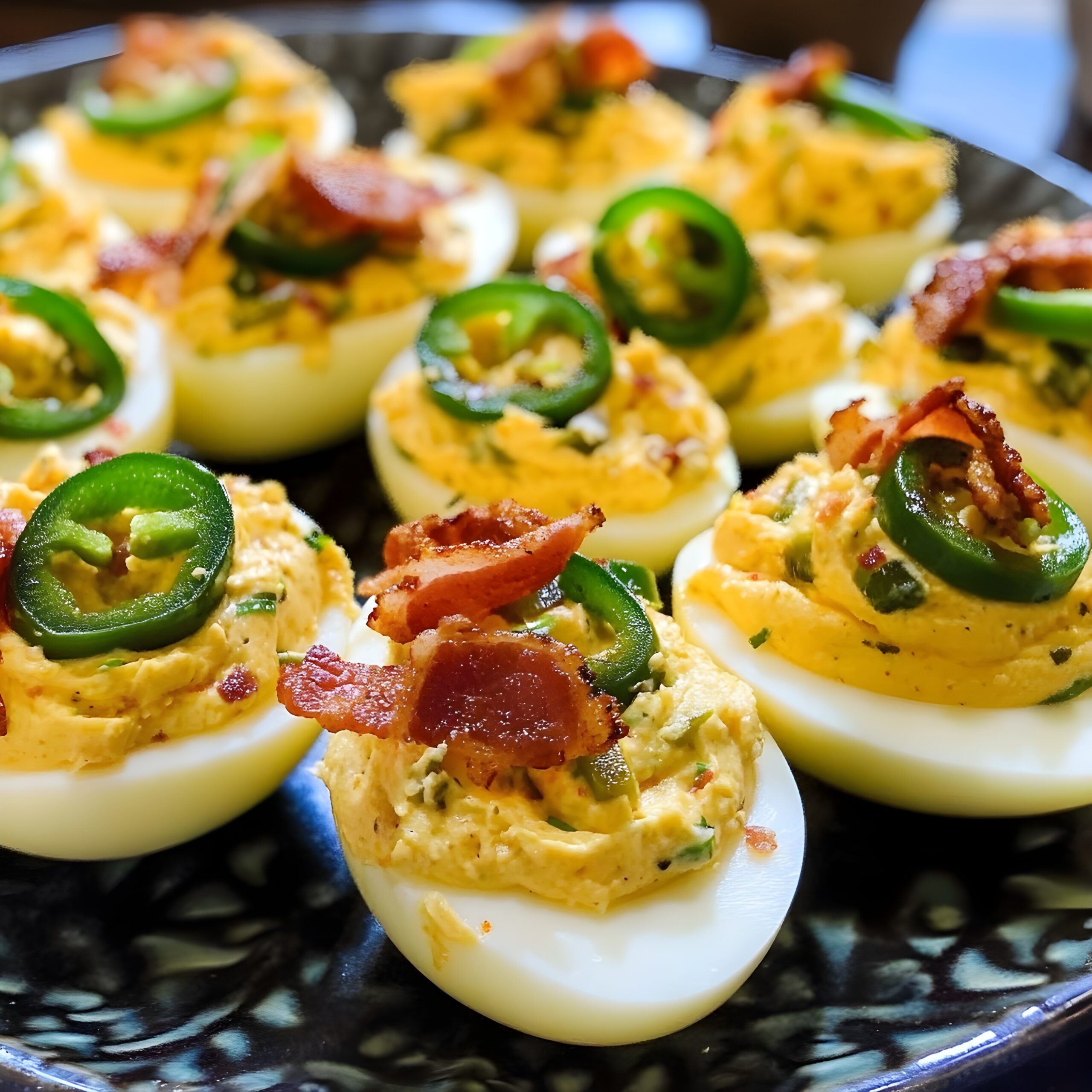 Jalapeño Deviled Eggs - The Real Kitchen