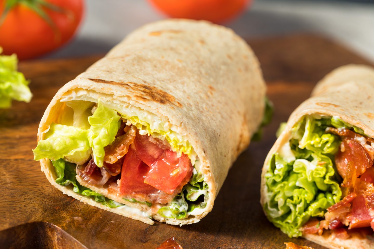 BLT Wrap with Homemade Ranch - The Real Kitchen
